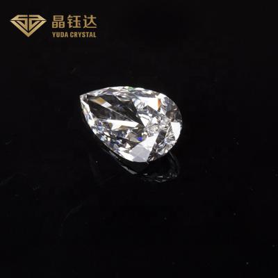 Cina VVS CONTRO colore Diamond Pear Cut Diamond sciolto bianco sviluppato laboratorio di chiarezza DEF in vendita