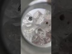 VS1 SI1 2.5 캐럿 3 캐럿 날것 다이아몬드 HPHT 입방 프레스 다이아몬드