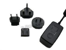 China 24W Switching Power Supply Adapter with Interchangeable AC Plug EU, USA, UK, Au for sale