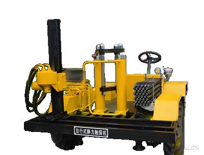 China Soil Hydraulic Wheel Track Static Cone CPtu Penetrotaion Tester for Cone Tip Resistance and Side Wall Friction for sale