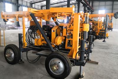 China XY-200 Four wheels type hydraulic rotary soil drilling rig for spt for sale