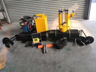 China Portable type hydraulic CPT static cone penetrometer tester for sale