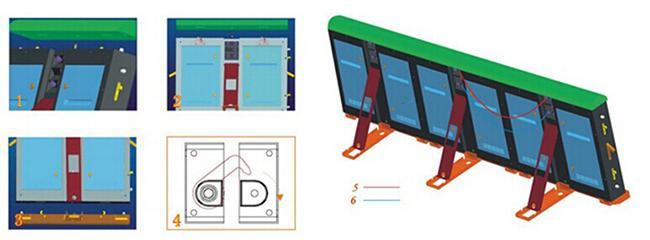 Rgb Basketball Stadium Led Display , P10 P8 Led Perimeter Display For Advertising 0