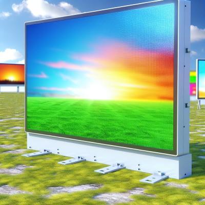 China Weerbestendige LED advertentie scherm 192x192mm Grootte 6000cd Helderheid voor buiten Te koop