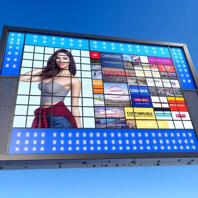 China Aanpasbaar LED-advertentie-scherm met Linsn / Nova-star / Colorlight Control System Te koop