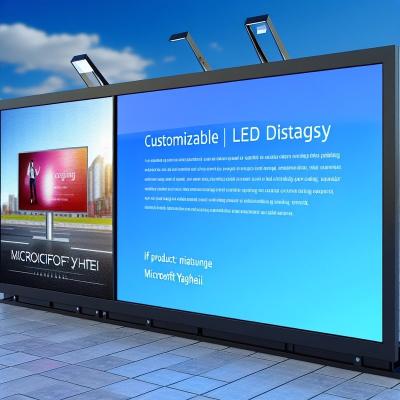 China Aanpasbaar LED-advertentie-scherm met Linsn / Nova-star / Colorlight Control System Te koop