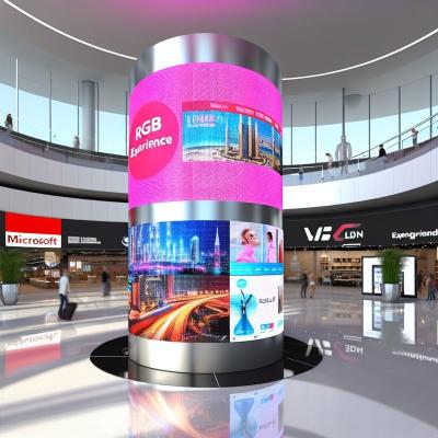 China Flexible installatie Advertentie LED-display Aanpasbare schermgrootte Te koop