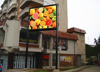 Cina La pubblicità all'aperto LED di P8mm visualizza 1600Hz l'alta luminosità 5500cd in vendita