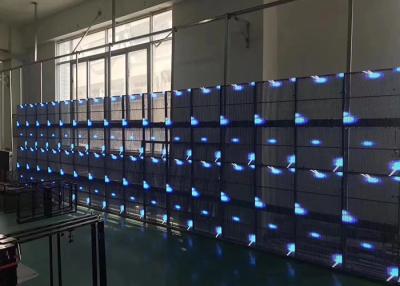 Cina Display LED trasparente in alluminio montato a parete a colori pieni RGB 256 x 256 pixel in vendita