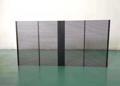 Cina Display a LED a vetro trasparente sincrono regolabile RGB montato a parete in vendita