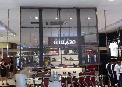Cina Sala di controllo P4.81 Display a LED a vetro trasparente montato a parete in vendita