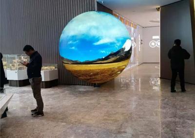 Cina Diametro 2m dell'esposizione di LED dello speciale di RGB P10 per spettacolo del night-club in vendita