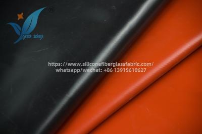 China 0.4 mm brandwerend gordijnstof met siliconencoating zachte textuur Te koop