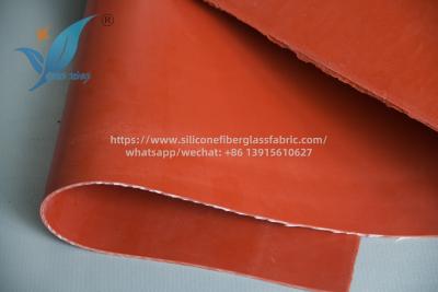 China 4mm Silicone Coated Fiberglass Fabric for High Temp Resistance for sale