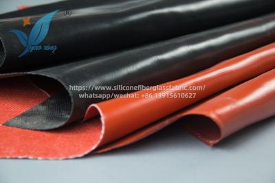 China Custom Size Heat Resistant Silicone Coated Fiberglass Fabric for sale