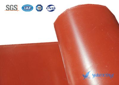 Cina Tessuto rivestito di silicone rosso della vetroresina per gli impianti di protezione contro l'incendio in vendita