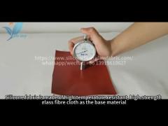 Heavy Duty Composite Silicone Fiberglass Fabric Industrial Fireproofing