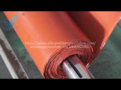 De industriële Vlotte Doek van de Siliconeglasvezel/de Zachte Weerstand van de Glasvezeltemperatuur