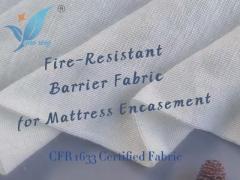 Stretch brandwerend gebreide stoffen matras en sofa voering