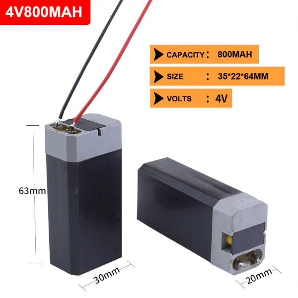 Quality Lead Acid Mini 4V Battery 4v800mah 4v1200mah For Electronic Mosquito Swatter Led Light for sale