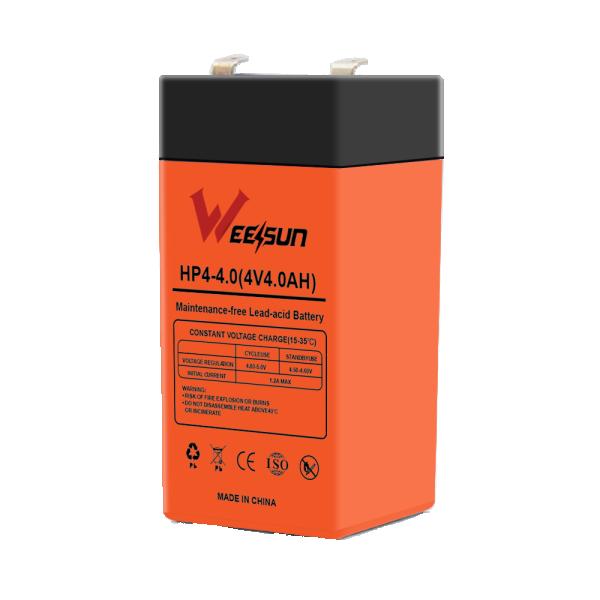 Quality Long Lifespan 4V Battery 2fm4 4v4.5ah 4v5ah 20hr Battery Maintenance Free for sale