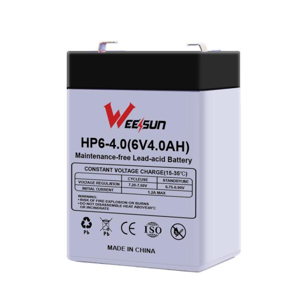 Quality Sealed Lead Acid Battery 3fm4 6v4ah 20hr For Fan DC Motor for sale
