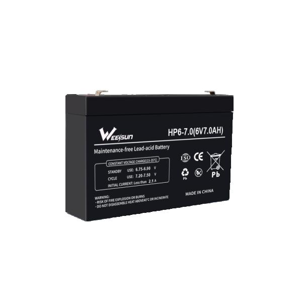 Quality Stable UPS Power Supply 6v Lead Acid Battery 3-FM-7 6v7ah 20hr for sale