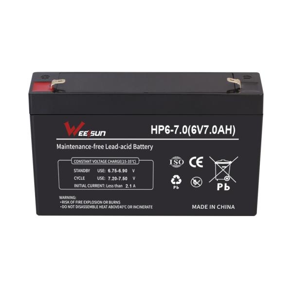Quality 6v 7ah Lead Acid Battery For Children Toy Car Small Device Ups Led Street Light for sale