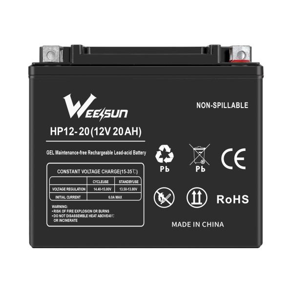 Quality 12v Power Supply Solar Panel Battery Agm Battery 12v 20ah Maintenance Free for sale