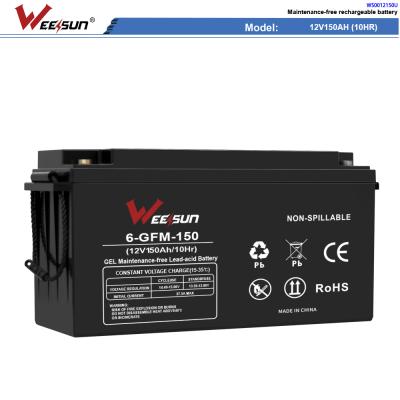 China Solar Energy Machine Sealed UPS Battery Vrla 150ah 12v Backup Battery for sale