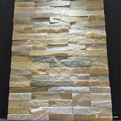 Cina Mini pannello di pietra della quarzite della pietra della quarzite crema beige di pietra naturale dell'impiallacciatura in vendita