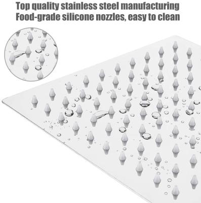 Cina 8 pollici della pioggia di testa di doccia, teste di doccia quadrate fissate al muro di 0.8mm in vendita