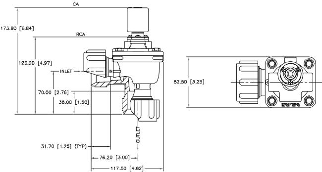CA25DD dimension