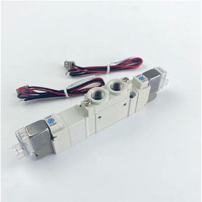 China SMC SY5320-5LZD-C4 Pneumatic Solenoid Valve DC25V 3 Position Closed Center One-Touch Fitting Port Size ø4 for sale