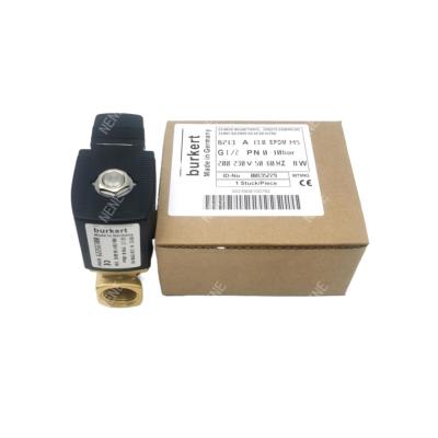 China Burkert Solenoid Valve 00126217 6014 C Normally Closed G1/8 1.5 Flow Hole AC24V 8W Stainless Steel Valve Body 0~16bar for sale
