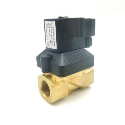 China Flange Type BURKERT 00134245 6013 Type Bottom Plate Connection Normally Closed Brass Valve Body 0~25bar for sale