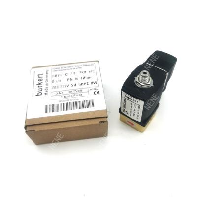 Κίνα 00125301 Σολενοειδής βαλβίδα Burkert 6013 Τύπος άμεσης δράσης G1/4 ίντσες 2/2 κανονικά κλειστό 3.0 τρύπα ροής FKM Σφραγισμένο σώμα βαλβίδας χαλκού 24VDC 8W 0~6bar προς πώληση
