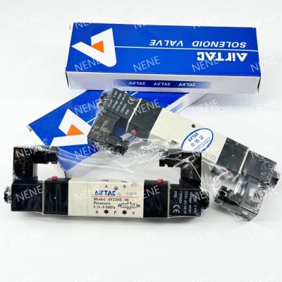 China 4V230C-08 Elektromagnetische klep AIRTAC voor precieze vloeistof Reglement 5 poort 3 positie Te koop