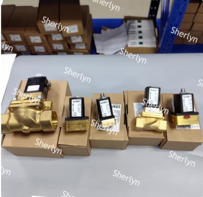 China G1/8 Burkert Solenoid Valve 00125331 6014 C Normally Closed AC24V 0~16bar 3/2 Way Brass Body for sale