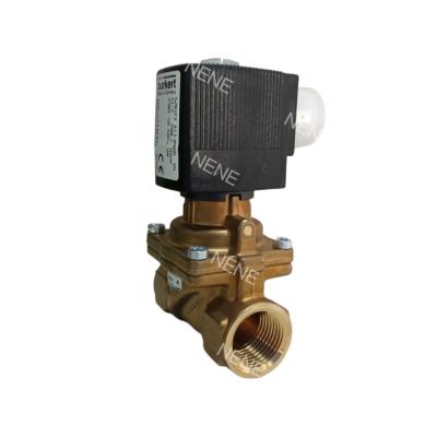 China 00322501 6281 G1/4 2/2 Normally Closed 10.0 Flow Hole NBR Sealed Brass Valve Body AC220V 8W 0.2-16bar -10~+80 ℃ for sale