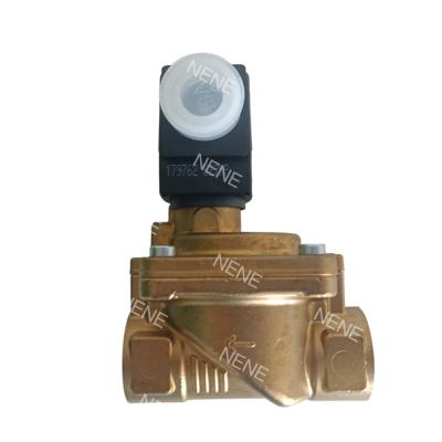China 00221841 6281 G3/8 2/2 Normally Closed 13.0 Flow Hole NBR Sealed Brass Valve Body DC24V 8W 0.2-16bar -10~+80 ℃ Burkert Solenoid Valve for sale