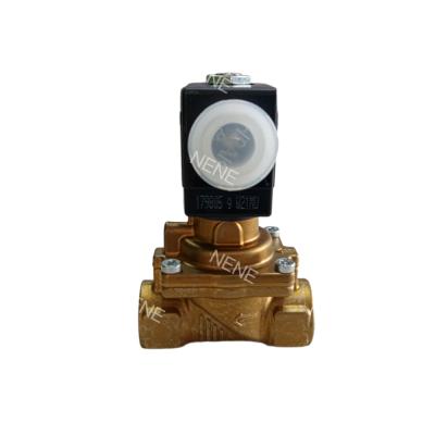 China Burkert Solenoid Valve 00221859 6281 G1 1/4 2/2 Normally Closed 25.0 Flow Hole NBR Sealed Brass Valve Body DC24V 8W 0.2-16bar -10~+80 ℃ for sale