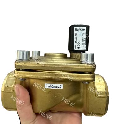 China 00221856 6281 Type G1 2/2 Normally Closed 25.0 Flow Hole NBR Sealed Brass Valve Body DC24V 8W 0.2-16bar -10~+80 ℃ Burkert for sale