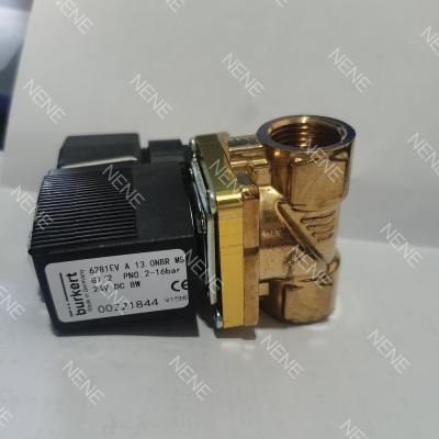 China Burkert Solenoid Control Valve Brass Body 00221865 6281 G2 2/2 Normally Closed 40.0 Flow Hole NBR Seal DC24V 8W 0.2-16bar -10~+80 ℃ for sale