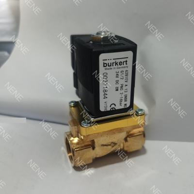 China NBR Seal Burkert Solenoid Valve Model 6281 00221864 G1 1/2 2/2 Normally Closed 40.0 Flow Hole Brass Valve Body AC220V for sale