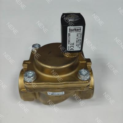 China 00253156 6281 G2 2/2 normally closed 50.0 flow hole NBR sealed DC24V Brass Body Burkert Solenoid Valve 6281 for sale
