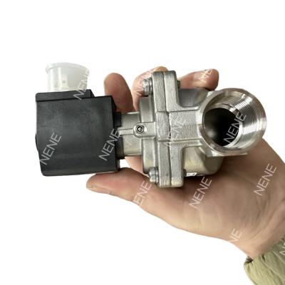 China Compact Solenoid Valve BURKERT Type 6281 00322511 G1/4 Port 2/2 Way Normally Closed Brass Body FKM Seal 10.0 Orifice DC24V 8W 0.2-16bar 0 to +120°C for sale