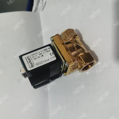 China Industrial G3/8 Solenoid Valve BURKERT Type 6281 00322514 2/2 Normally Closed Brass Body FKM Seal 10.0 Flow Orifice DC24V 8W 0.2-16bar 0 to +120°C for sale