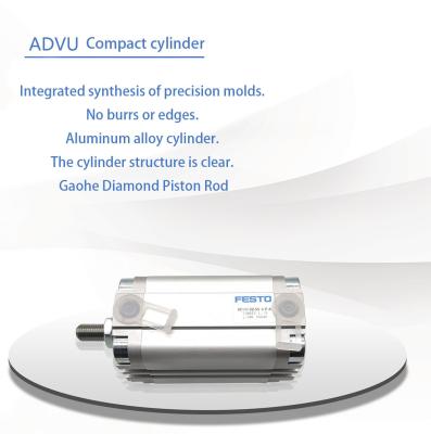 China ADVU-20-5-A-P-A 156600 Cylinder ADVU-20-5-15-15-20-25-30-40-50-P-A FESTO Compact cylinder for sale