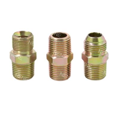 China 3/4 Inch BSP Thread Standard Flat Mouth Pneumatic Pipe Fittings Galvanized Carbon Steel for sale
